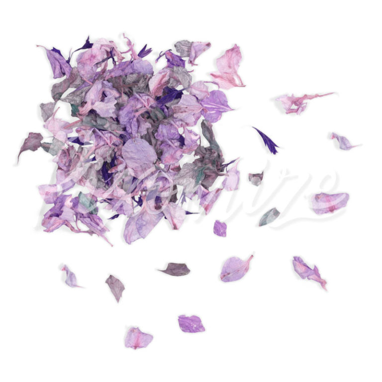 Purple Dried Flower Petals